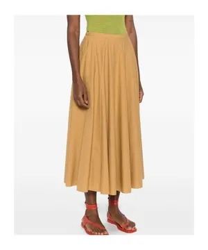 FORTE_FORTE Paneled Poplin Skirt