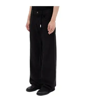ANN DEMEULEMEESTER Modest 5 Pockets Relaxed Flared Trousers