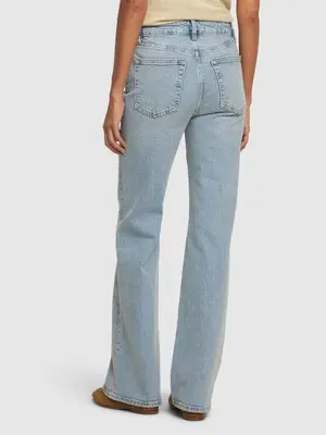 FRAME The Arrow Cotton High Rise Jeans