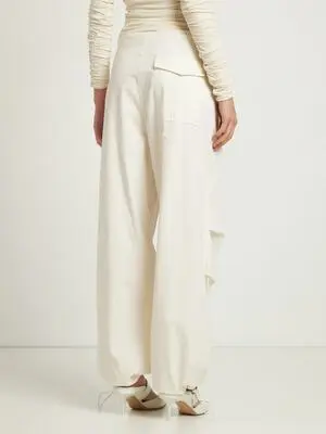 DION LEE Cotton Twill Parachute Cargo Pants