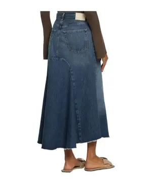 Citizens Of Humanity Mina Flared Denim Midi Skirt