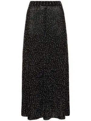 Gabriela Hearst Elastic Waist Skirt - Black