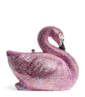 Judith Leiber Crystal Flamingo Clutch Bag