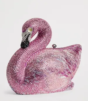 Judith Leiber Crystal Flamingo Clutch Bag