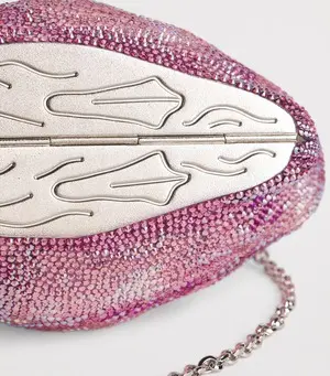 Judith Leiber Crystal Flamingo Clutch Bag