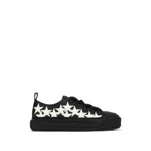 Amiri Low-top Sneakers With Star Patch Detail - Black