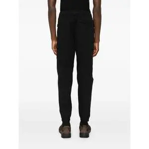 Stone Island Tapered Cargo Trousers - Black