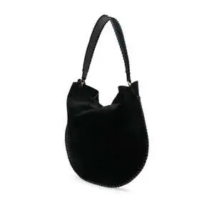 Isabel Marant Étoile Suede Shoulder Bag With Whipstitch Trim - Multicolor