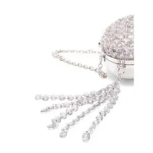 SELF-PORTRAIT Crystal Embellished Clutch Bag