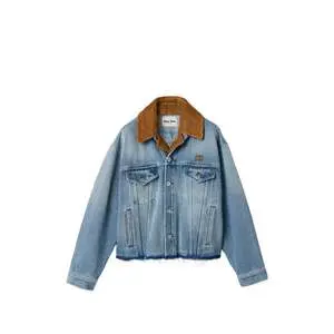 Miu Miu Coats Oversized Coats - Blue
