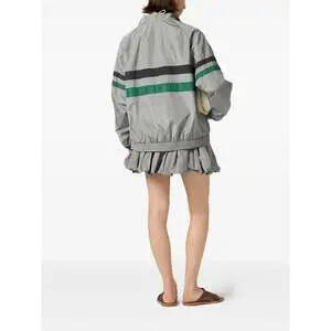 Miu Miu Grey Jackets Bomber Jackets