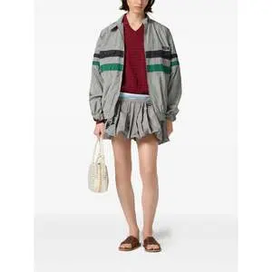 Miu Miu Grey Jackets Bomber Jackets