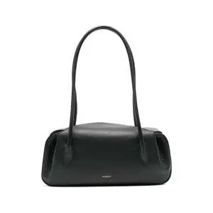 Yuzefi Leather Shoulder Bag - Black