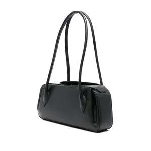 Yuzefi Leather Shoulder Bag - Black