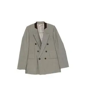 Victoria Beckham Grey Jackets Blazers - Gray