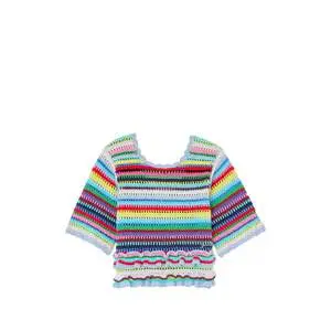 GANNI Tops Blouses - Blue