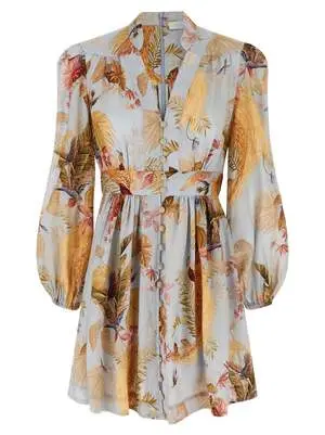 Zimmermann Acension Plunge' Dress - Blue