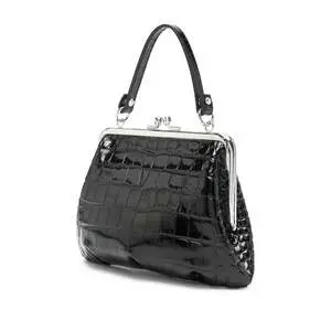 VIVIENNE WESTWOOD Mini Croc-effect Leather Kiss-lock Bag