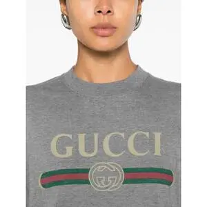 Gucci Grey Tops T-shirts & Jerseys