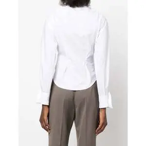 VIVIENNE WESTWOOD Cotton Draped Shirt - White