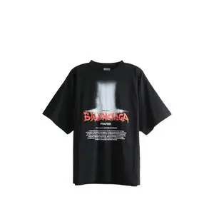 Balenciaga Tops T-shirts & Jerseys - Black