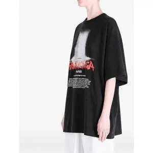 Balenciaga Graphic Print Oversized T-shirt