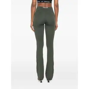 Balenciaga Dark Stretch Trousers - Green