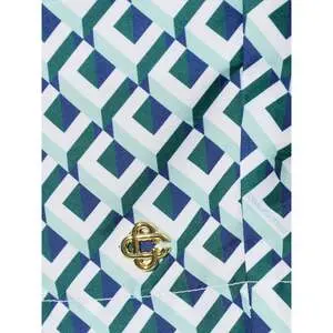 Casablanca Cubist Cc Monogram Print Swim Shorts