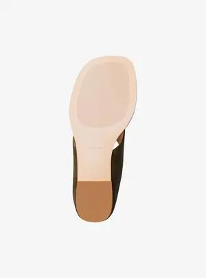 Michael Kors Alster Suede Thong Sandal - Green