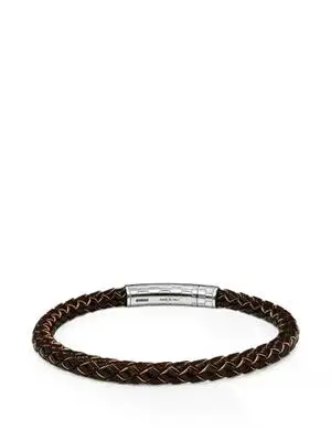Tateossian Lamborghini Braided Leather Bracelet