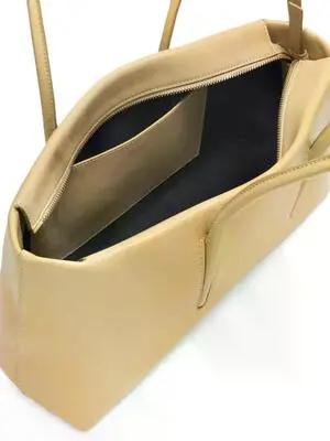 DEMELLIER Stockholm Grain Leather Shoulder Bag - Neutrals