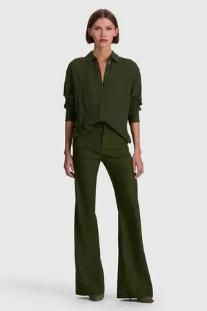 Alice + Olivia Andrew Linen Pant