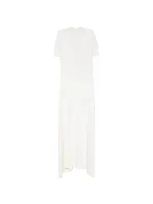 ROT The Hot Priest Silk Maxi Dress - Neutrals