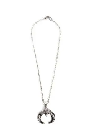 KD2024 Skull Alien Horn Necklace