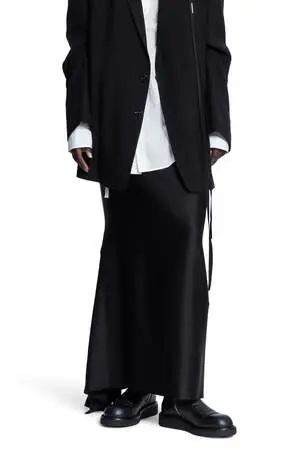 ANN DEMEULEMEESTER Cady Satin Bias Skirt