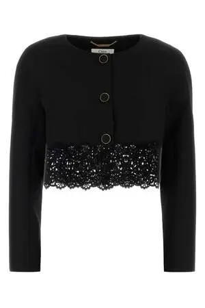 Chloé Wool Blazer - Black