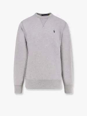 Polo Ralph Lauren Cotton Blend Sweatshirt With Logo - Grey