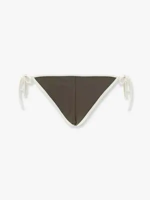 Brunello Cucinelli Nylon Bikini Bottoms With Contrasting Profiles