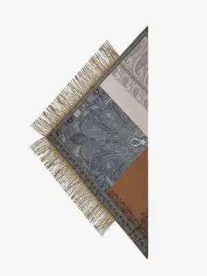 PIERRE-LOUIS MASCIA Multicolored Silk Shawl
