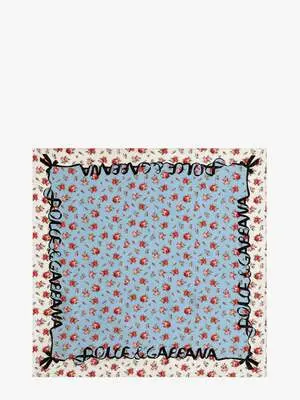 Dolce & Gabbana Silk Foulard - Blue
