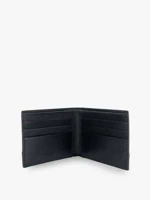 Dolce & Gabbana Leather Wallet With Woven Pattern