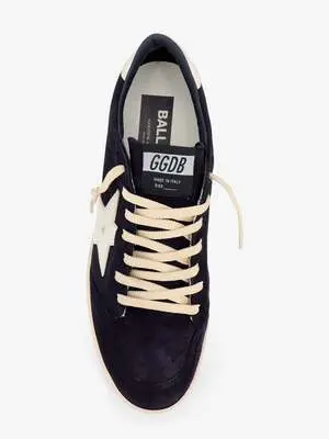 GOLDEN GOOSE Ballstar Suede Sneakers - Black