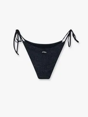 MC2 SAINT BARTH Virgo Crinkle Lurex Bikini Top