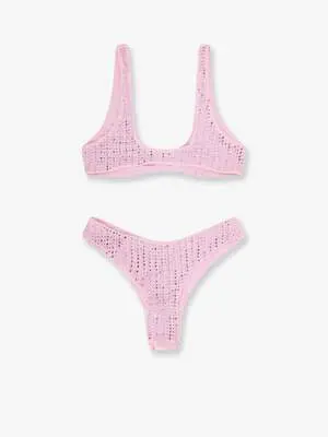VENUJA Bikini With Allover Rhinestones