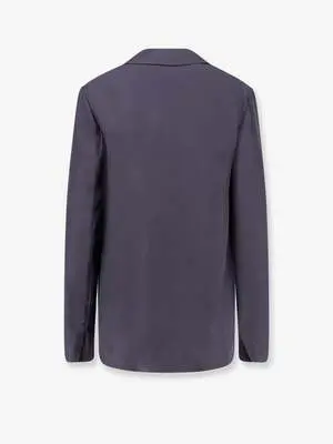 ALYSI Doublebreasted Silk Blazer