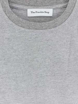 THE FRANKIE SHOP Hugo Ribbed Cotton Blend Tshirt