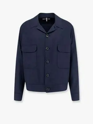 NUGNES 1920 Wool Blend Jacket - Blue