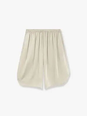 THE FRANKIE SHOP Nelis Satin Bermuda Shorts