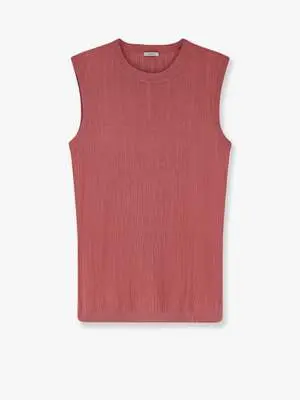 JOSEPH Calife Silk And Cotton Tank Top - Pink