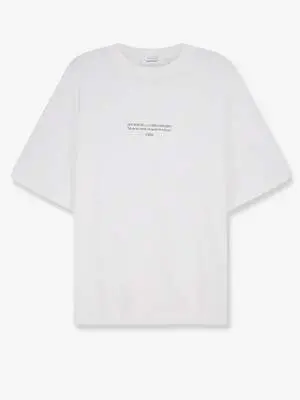 Off-White Statement Cotton Tshirt - White